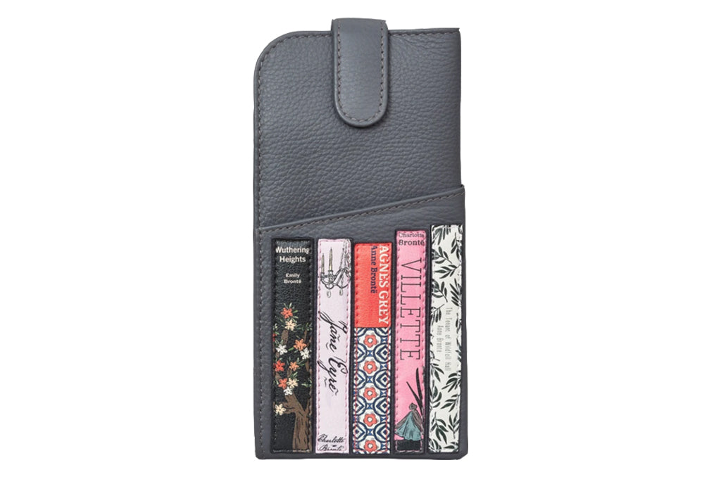 Yoshi Bronte Bookworm Grey Leather Chilton Glasses Case – Leather & Suede